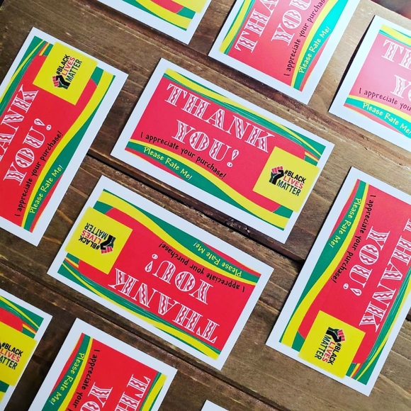 Office | Thank You Cards Business Card Size3x2 Inch Cards | Poshmark